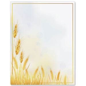 Wheat Harvest Border Papers | PaperDirect's