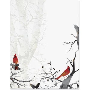 Winter Woods Border Papers | PaperDirect's
