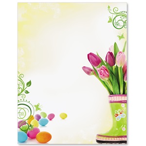 Spring Fling Border Papers | PaperDirect's