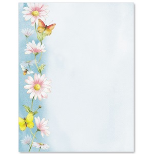 Spring Breeze Border Papers | PaperDirect's