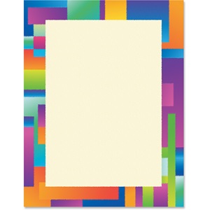 Lined Paper With Borders To Color