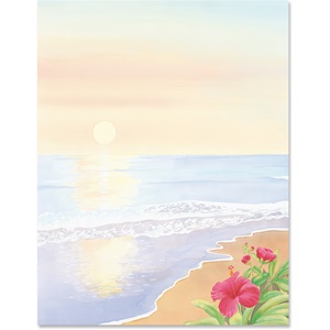 Floral Sunset Border Papers | PaperDirect's