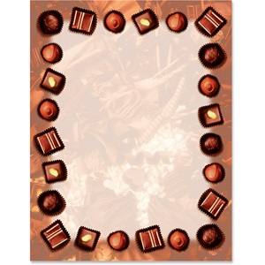 Chocolate Lovers Border Papers | PaperDirect's