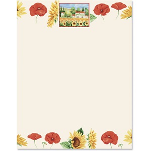 Tuscan Sun Border Papers | PaperDirect's