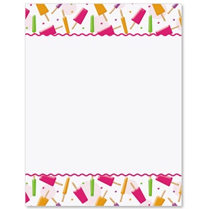 Summer Pops Border Papers | PaperDirect's