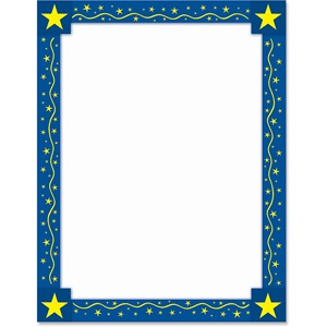 Classic Star Border Papers | PaperDirect's