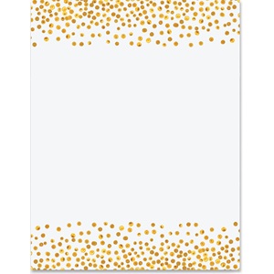 These Gold Dot Border Papers are a no-brainer for any celebration ...