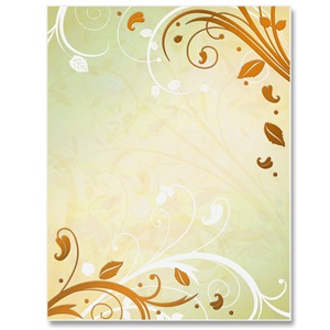 Enchanted Garden Specialty Border Papers | PaperDirect's
