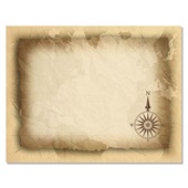 Vintage Map Border Papers | PaperDirect's