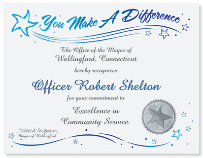 Officer Promotion Certificate Template