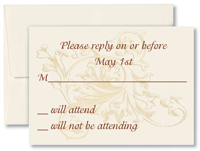 Wedding Invitations – Response Cards and Their Wording - PaperDirect Blog