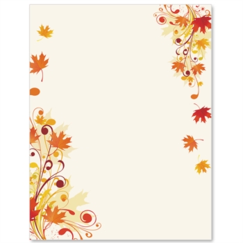 Autumn Flyers Are More Effective With Fall Border Paper - PaperDirect Blog